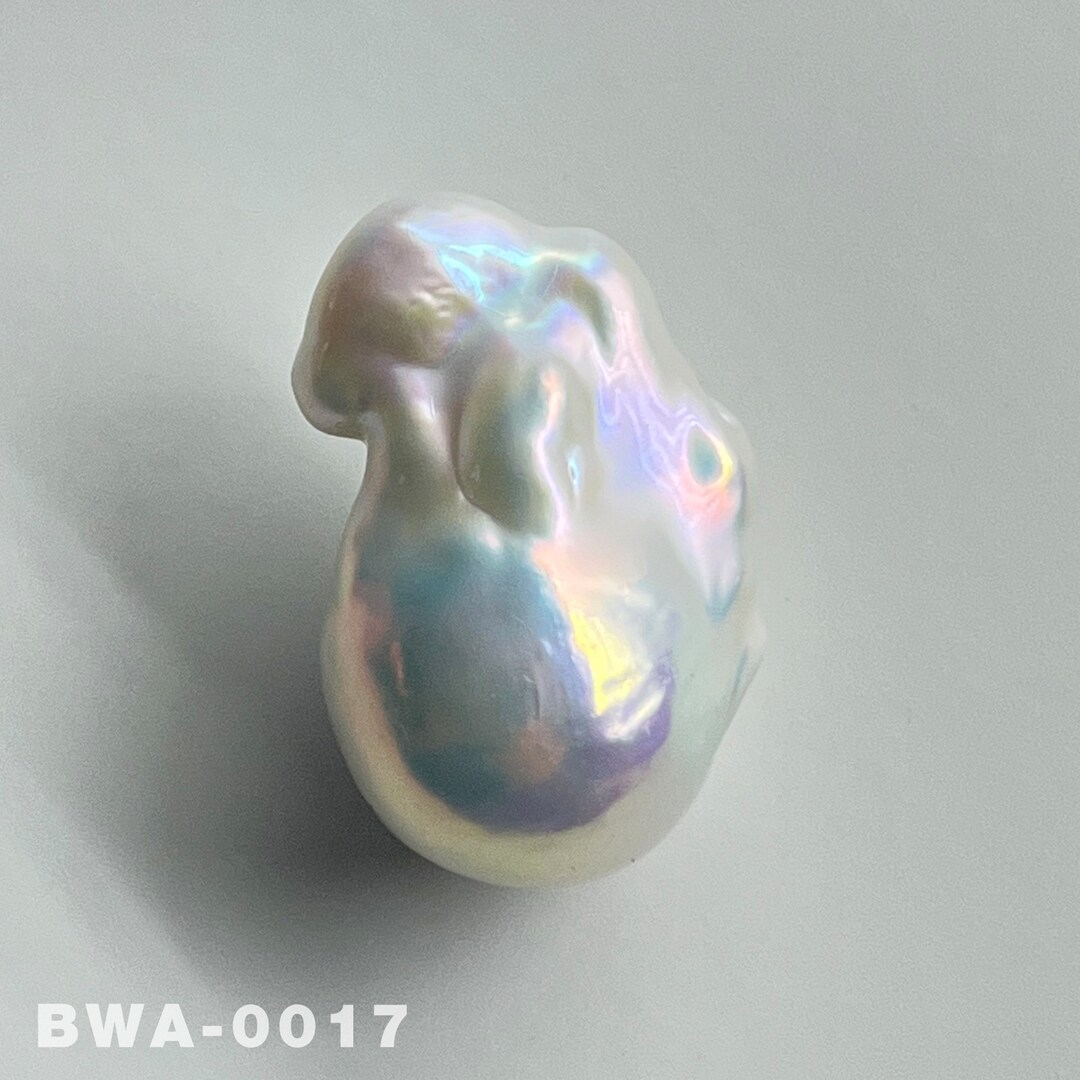 Extra Large Size White Rainbow Fireball Pearl Flameball Natural Baroque ...