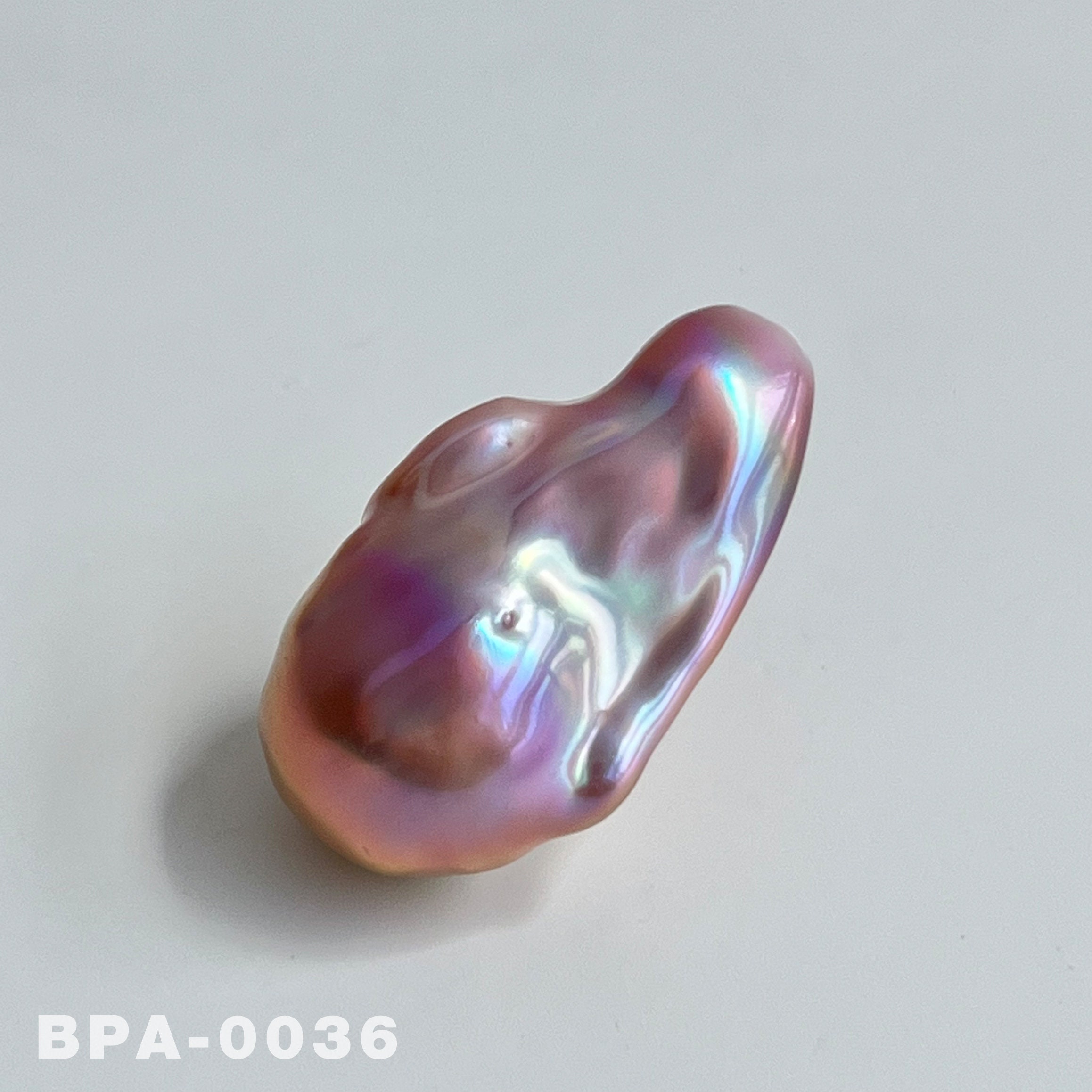 Gold & Purple Rainbow Fireball Pearl Flame Ball Natural Metallic ...