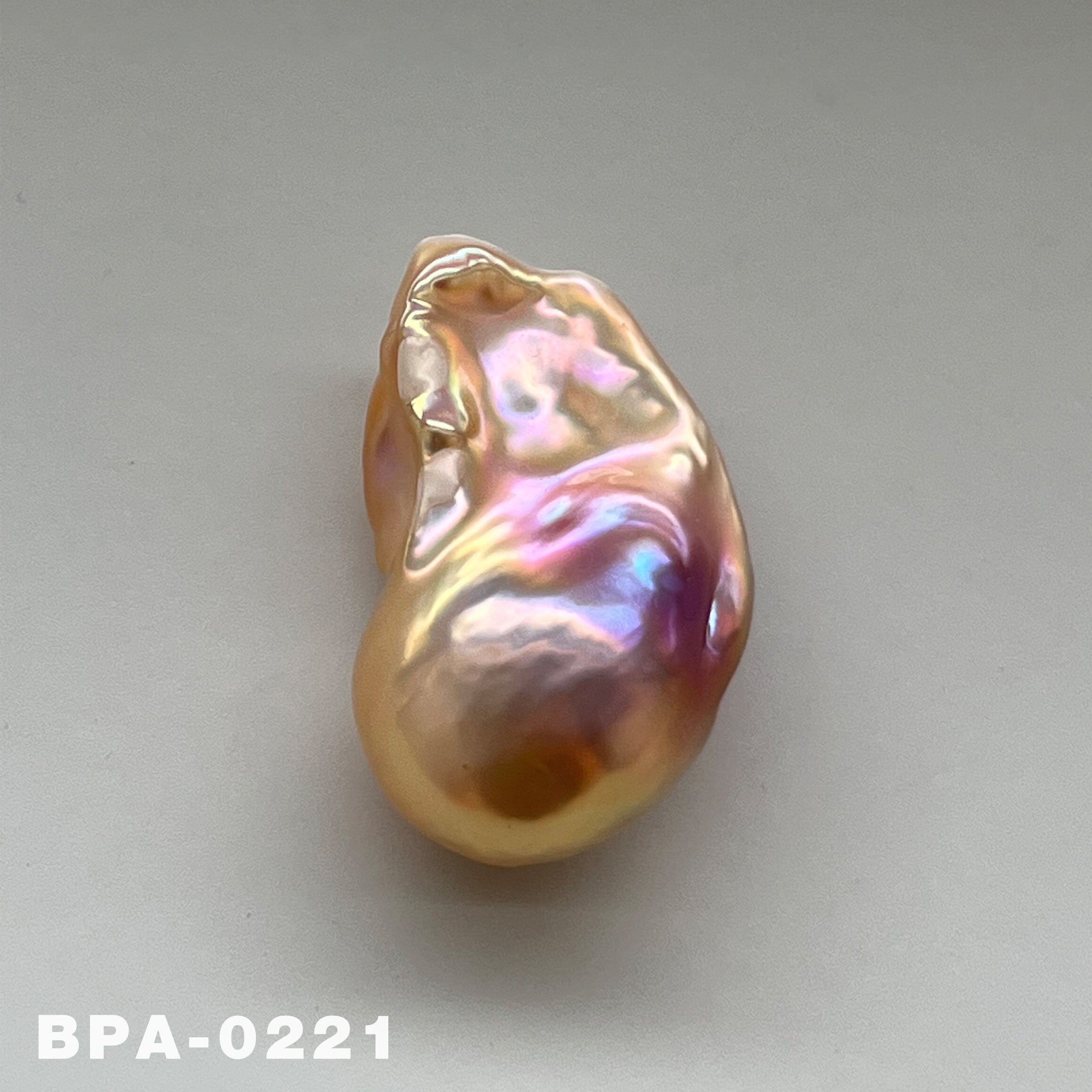 Gold & Purple Rainbow Fireball Pearl Flame Ball Natural - Etsy