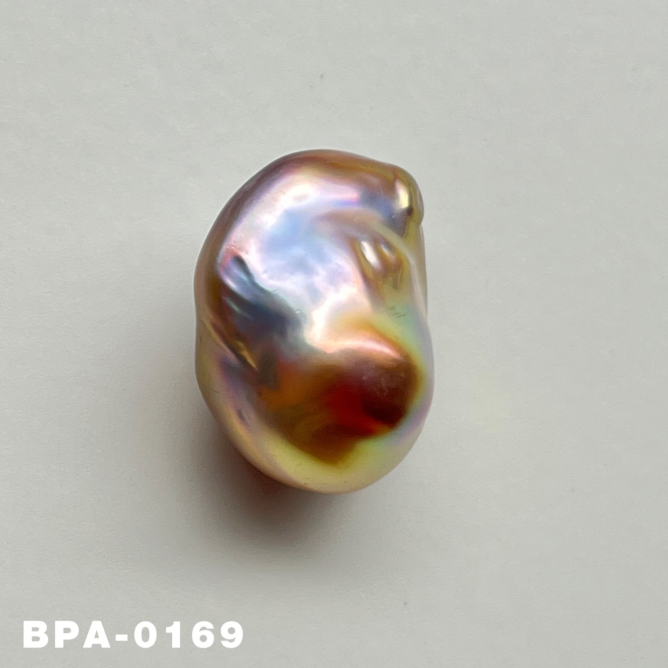 Gold & Purple Rainbow Fireball Pearl Flame Ball Natural Metallic ...