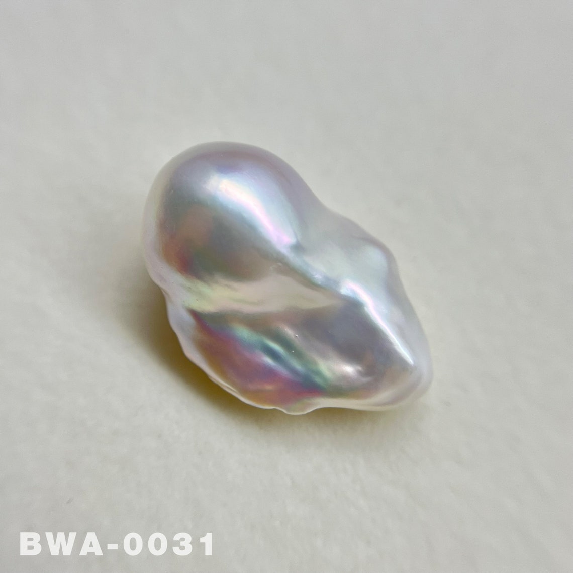 Large Size White Rainbow Fireball Pearl Flameball Natural Baroque Pearl ...