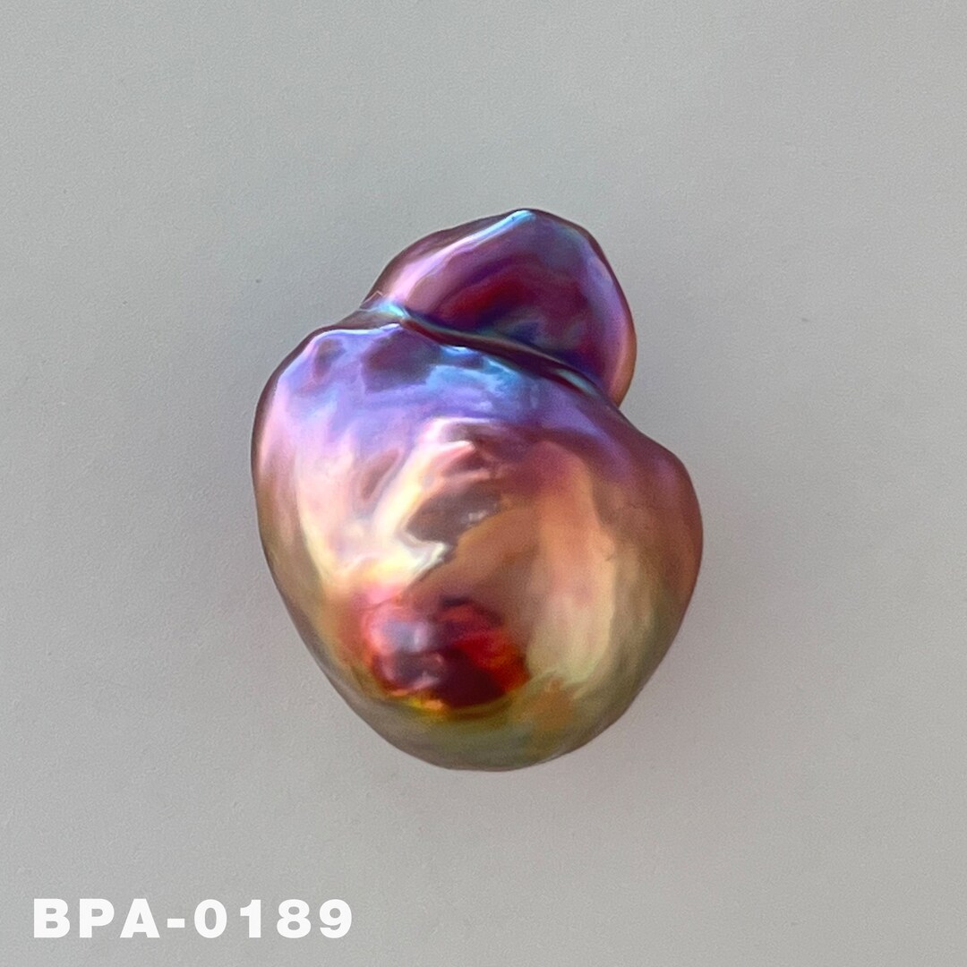 Gold & Purple Rainbow Fireball Pearl Flame Ball Natural Metallic ...