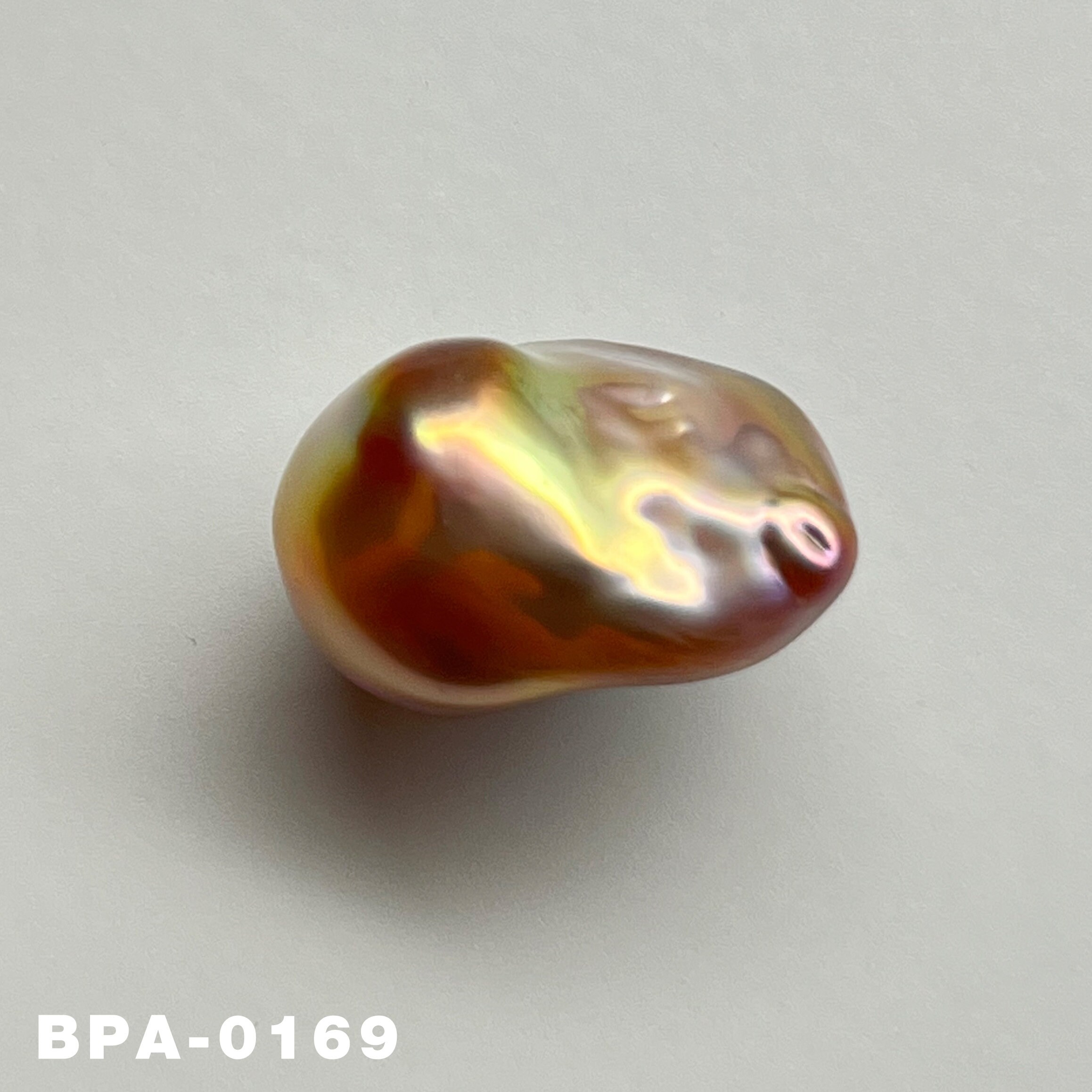 Gold & Purple Rainbow Fireball Pearl Flame Ball Natural - Etsy