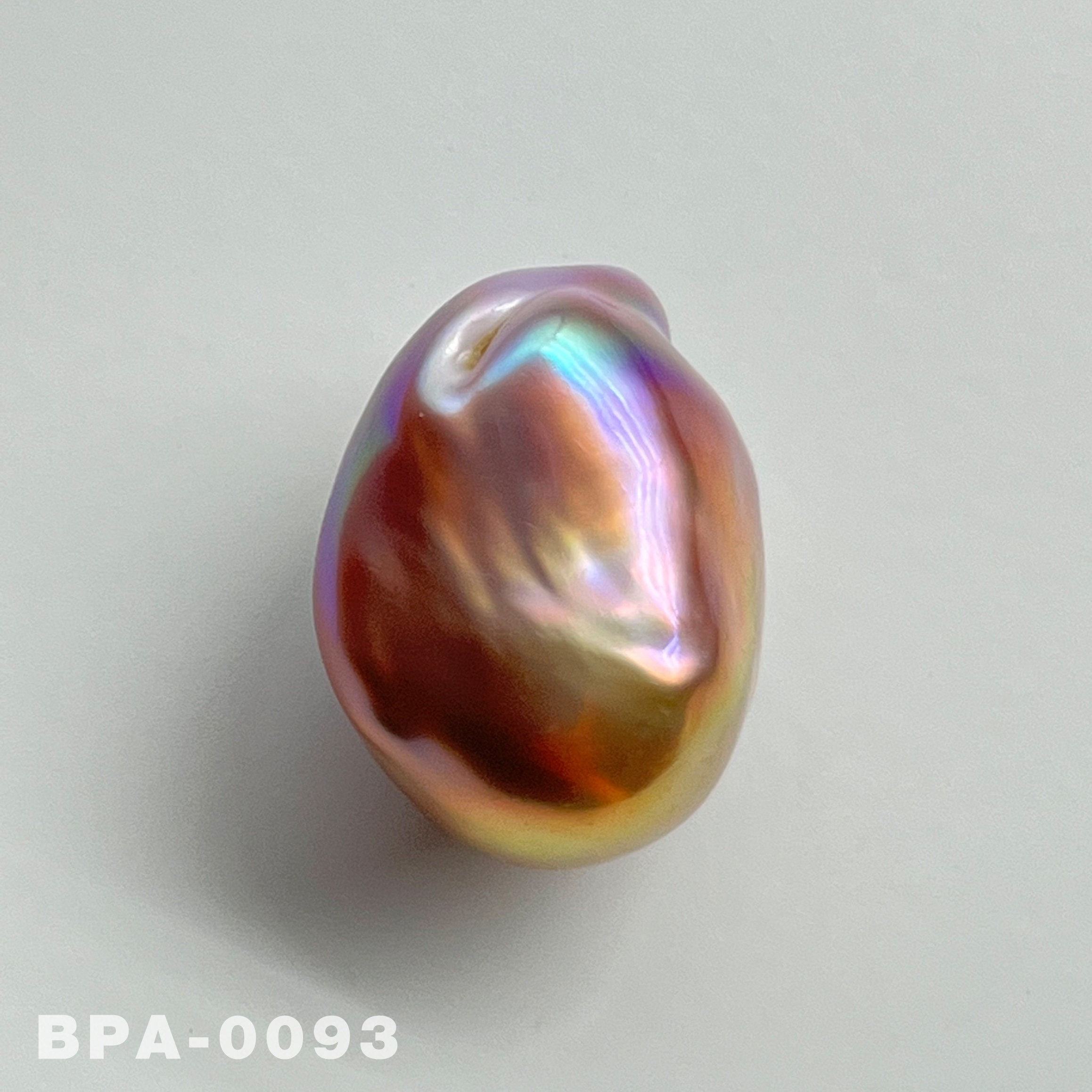 Gold & Purple Rainbow Fireball Pearl Flame Ball Natural Metallic ...