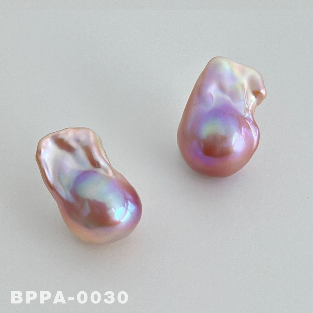 Large Size Pink and Purple Rainbow Fireball Pearls Flame Ball Natural ...