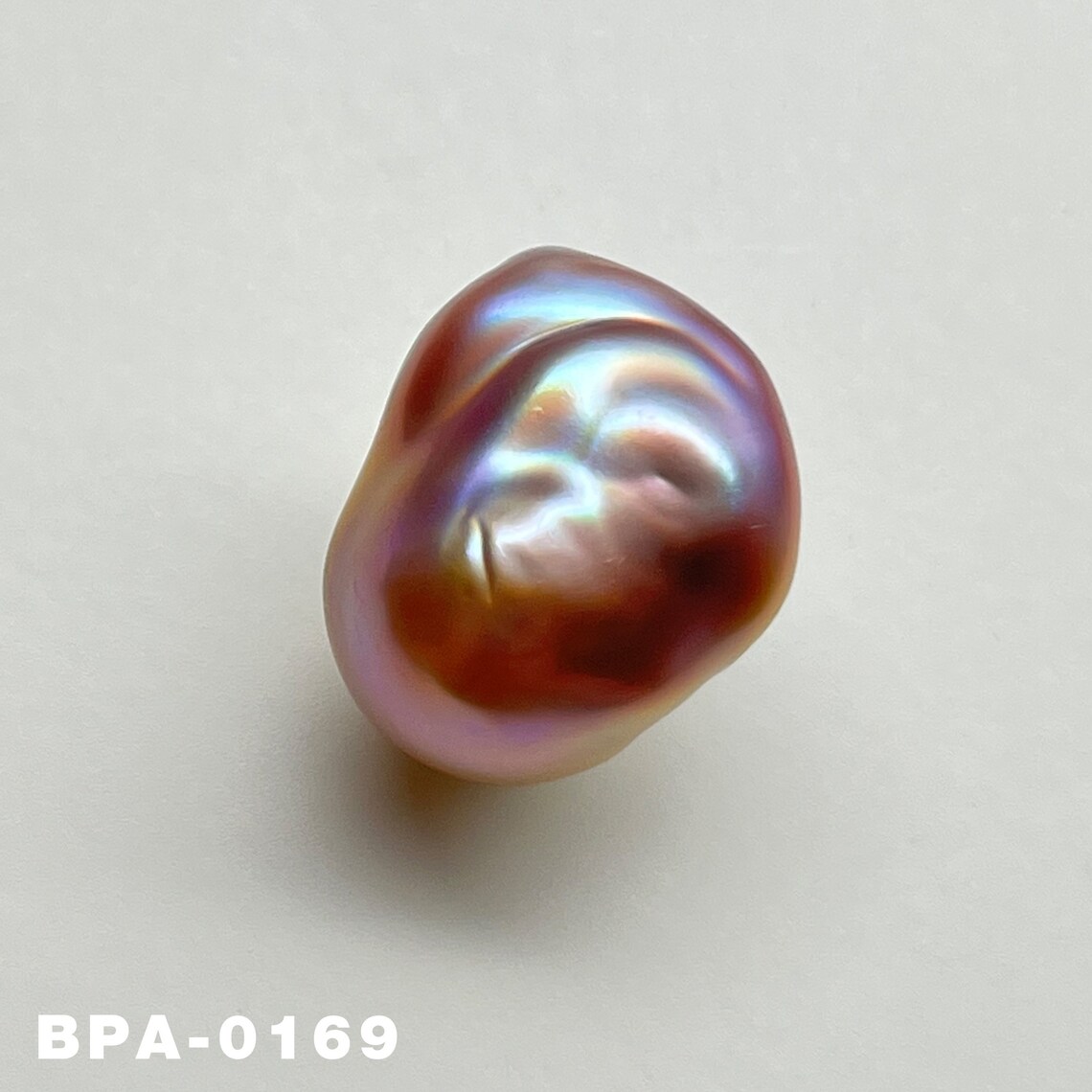 Gold & Purple Rainbow Fireball Pearl Flame Ball Natural - Etsy