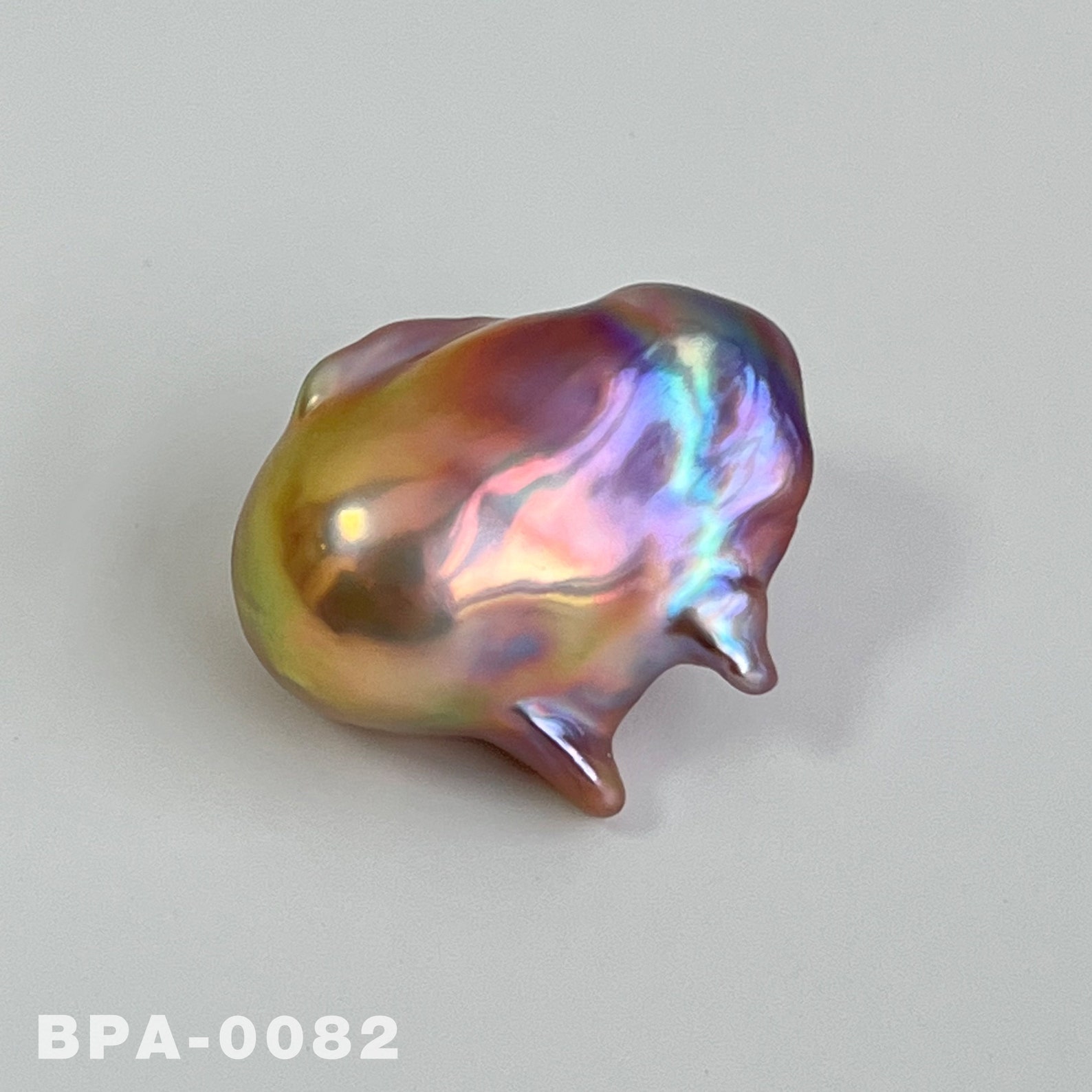 Gold & Purple Rainbow Fireball Pearl Flame Ball Natural Metallic ...