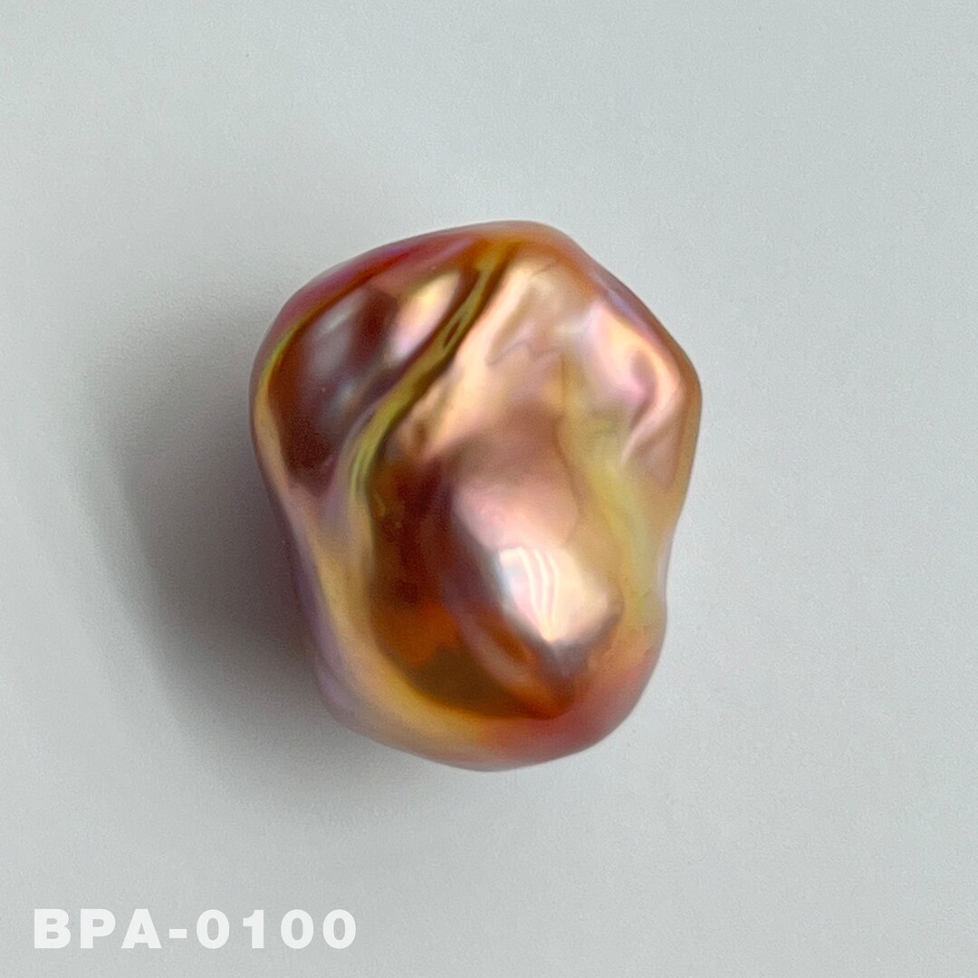 Gold & Purple Rainbow Fireball Pearl Flame Ball Natural - Etsy