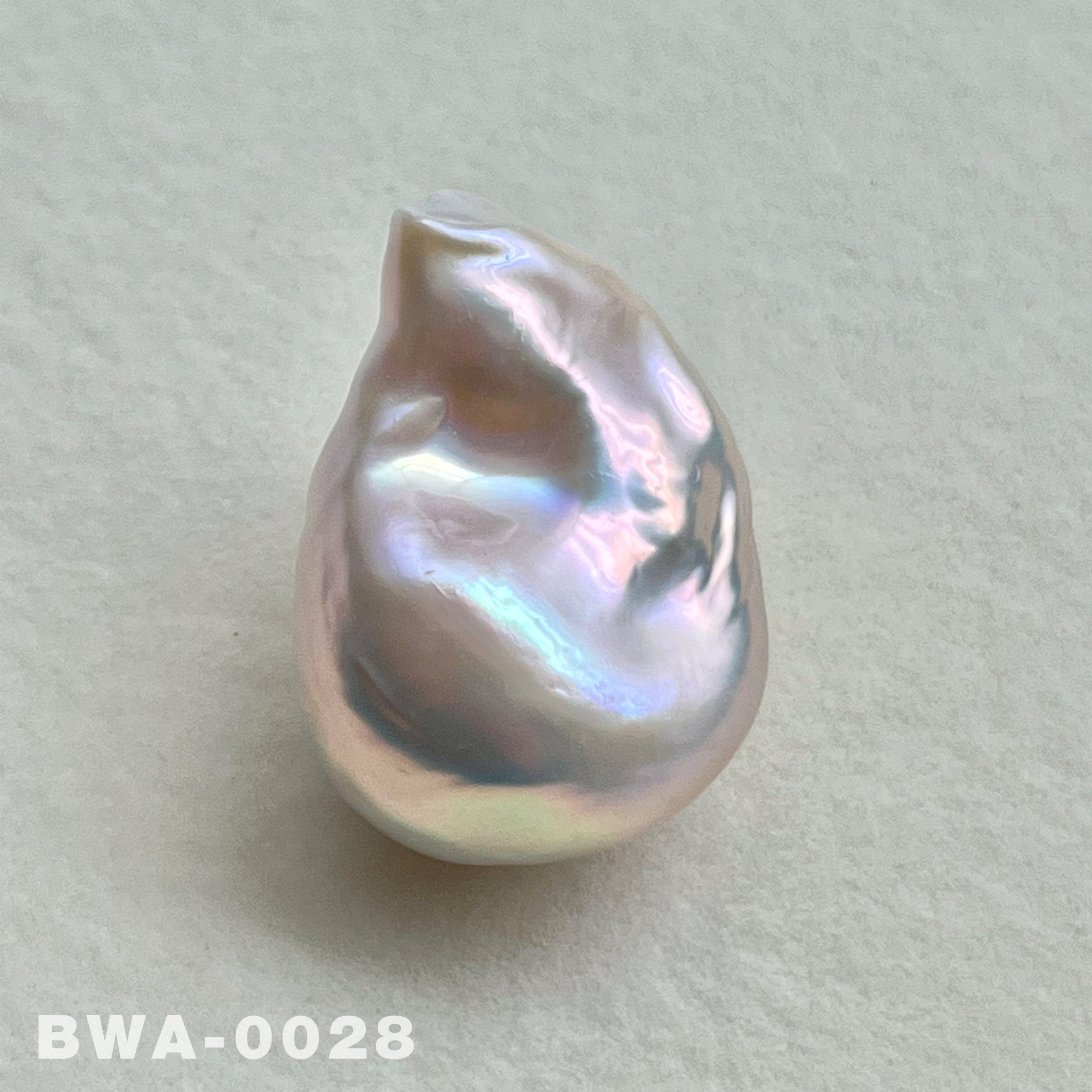 Large Size White Rainbow Fireball Pearl Flameball Natural Baroque Pearl ...