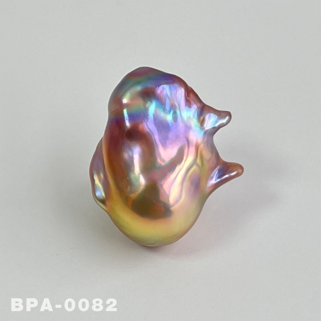 Gold & Purple Rainbow Fireball Pearl Flame Ball Natural Metallic ...