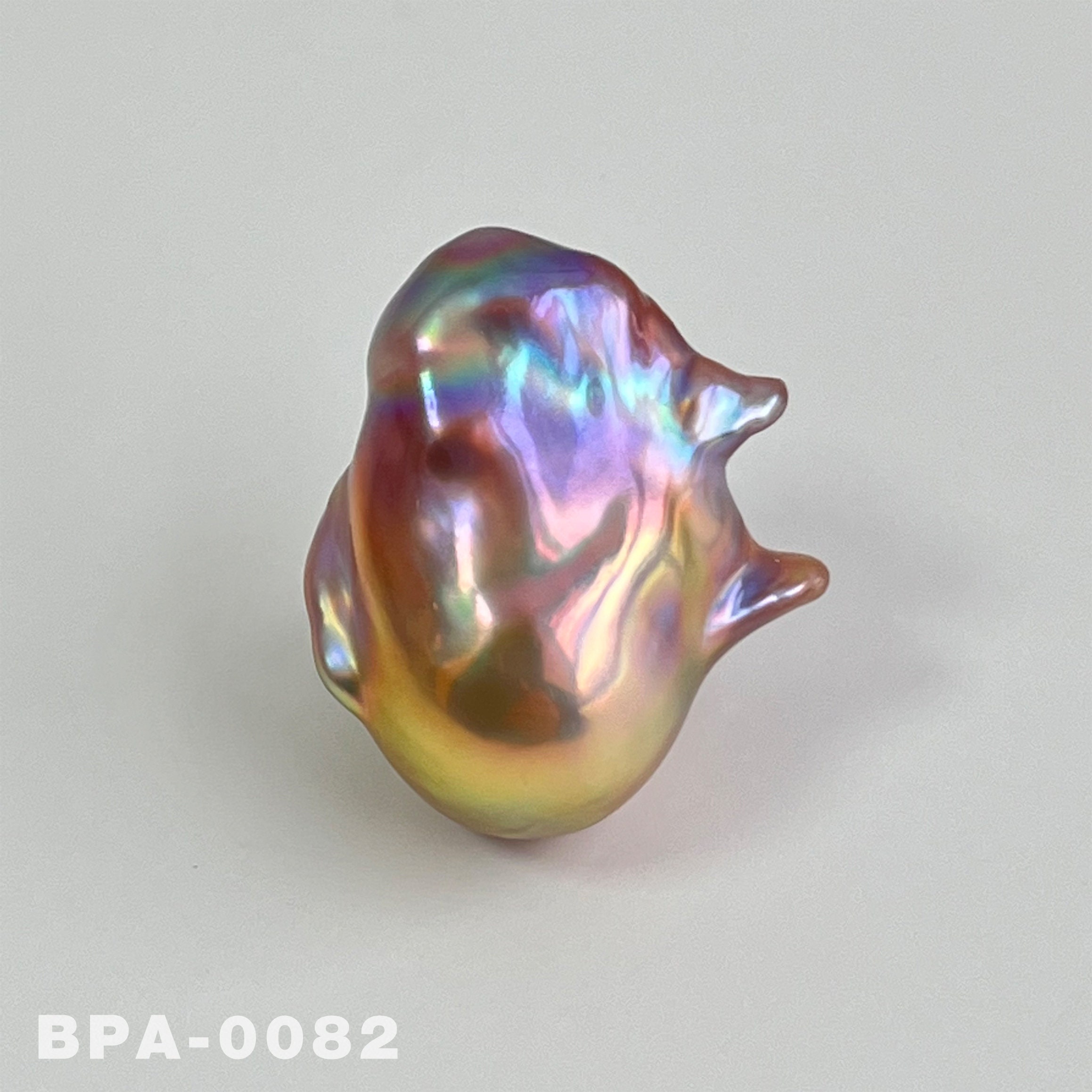 Gold & Purple Rainbow Fireball Pearl Flame Ball Natural Metallic ...