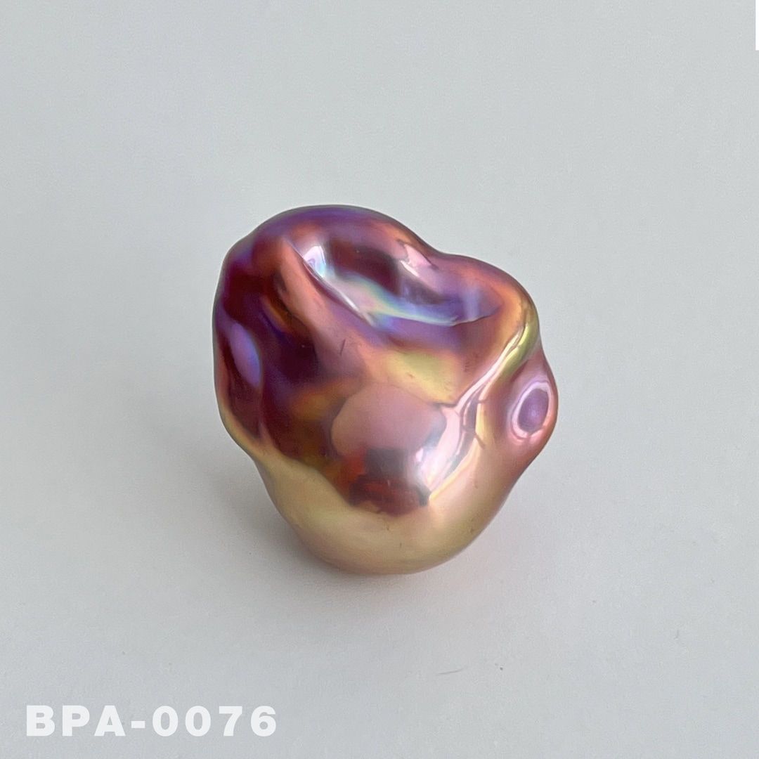 Gold & Purple Rainbow Fireball Pearl Flame Ball Natural - Etsy