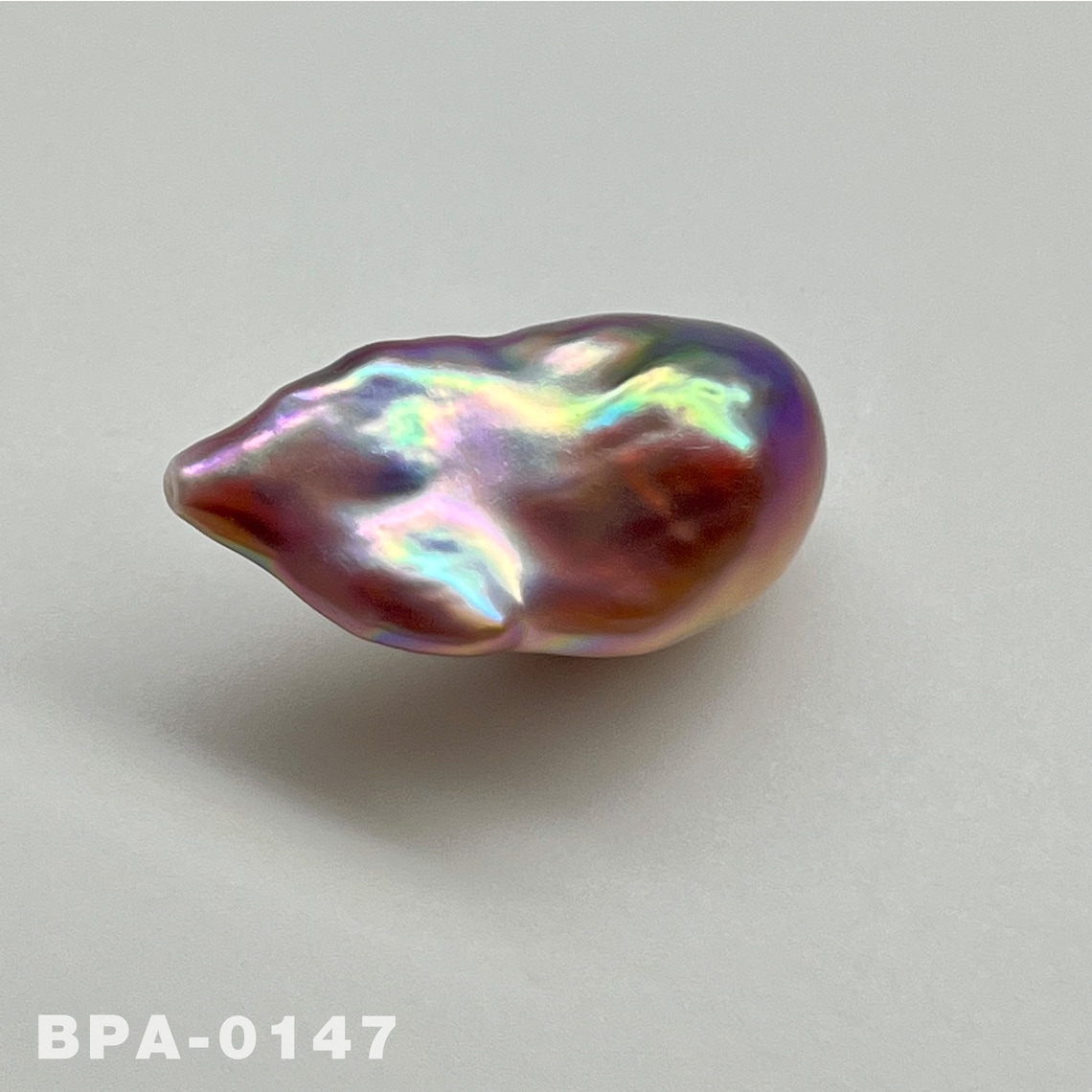 Purple & Gold Rainbow Fireball Pearl Flame Ball Natural Metallic ...