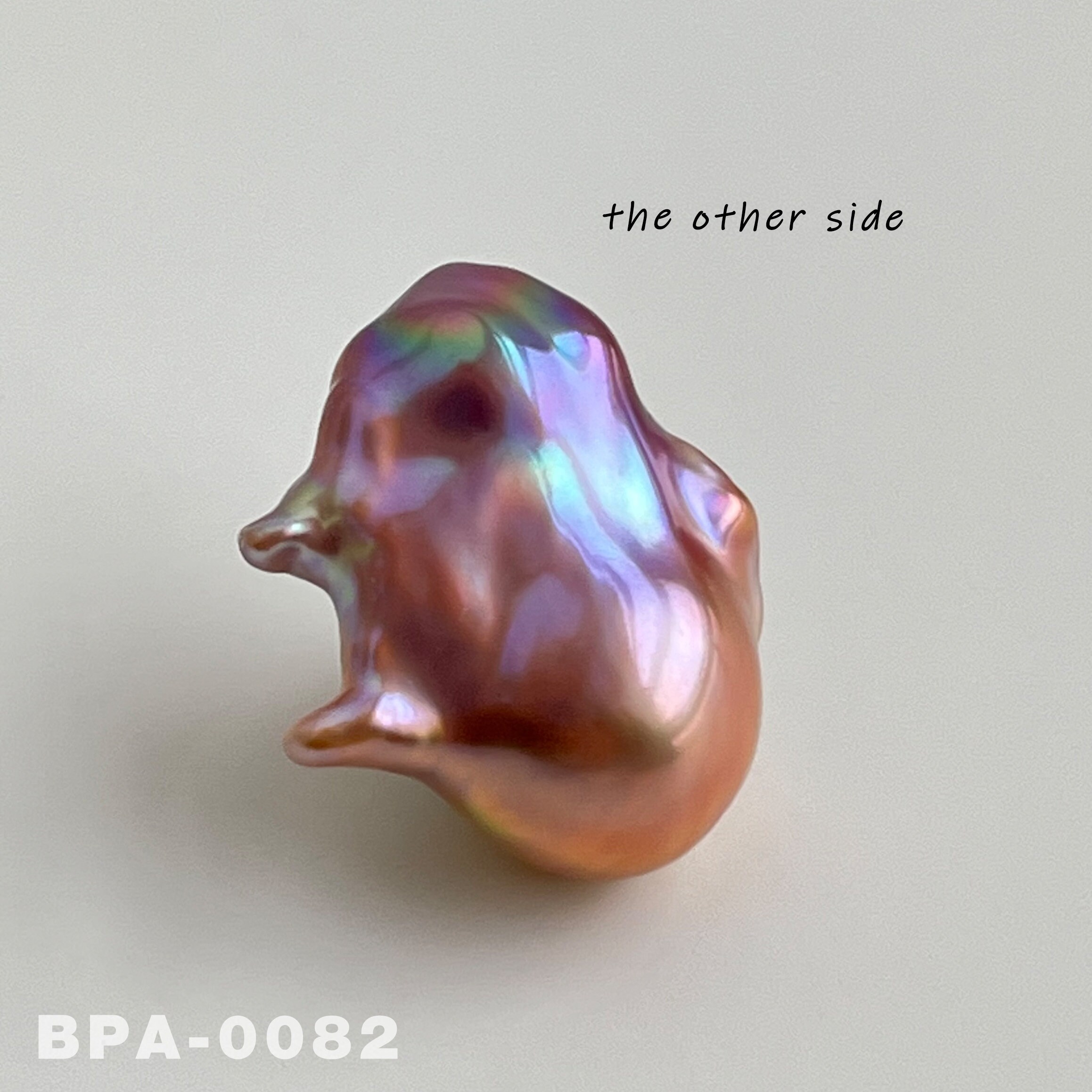 Gold & Purple Rainbow Fireball Pearl Flame Ball Natural Metallic ...