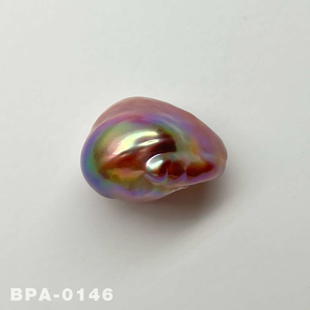 Purple & Gold Rainbow Fireball Pearl Flame Ball Natural - Etsy
