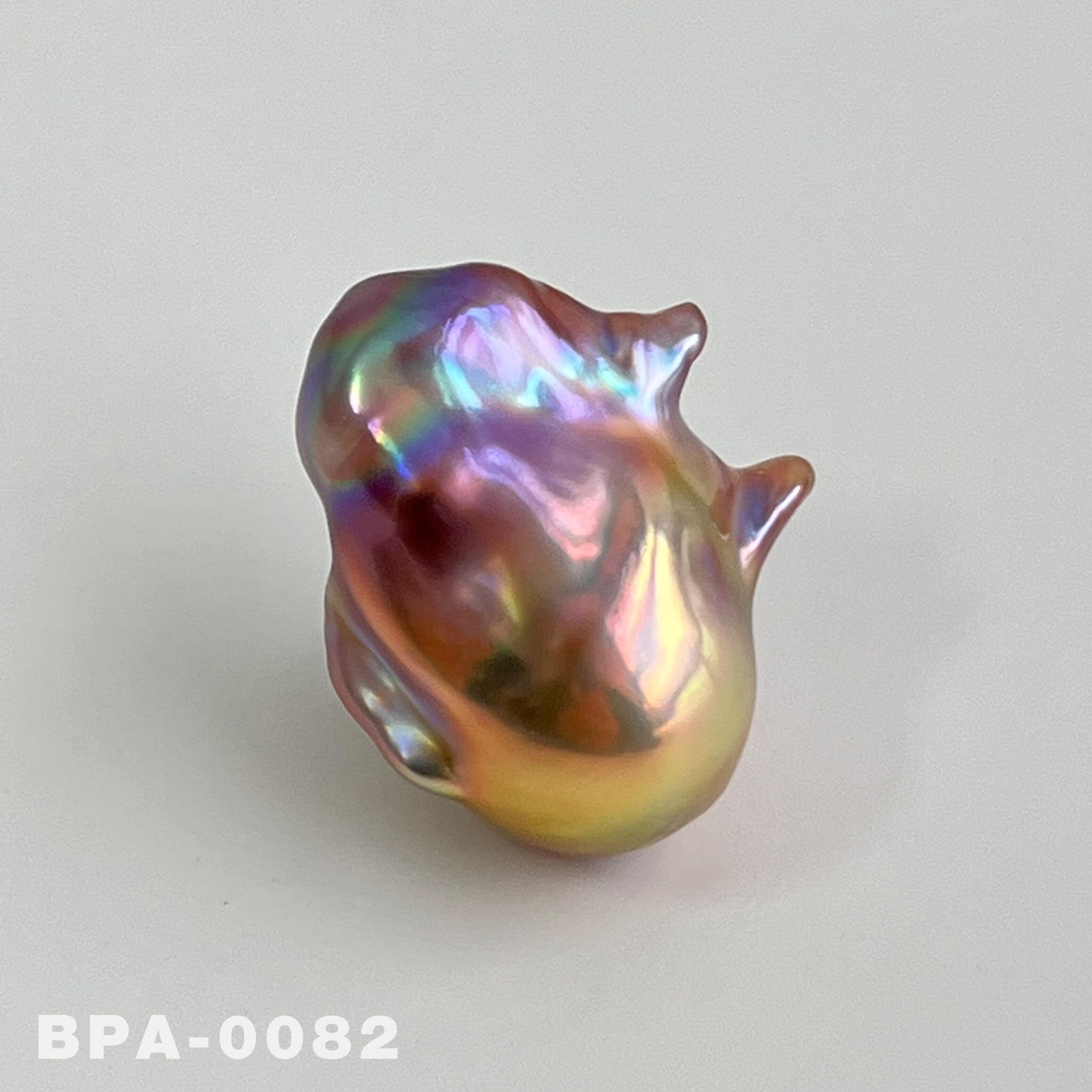 Gold & Purple Rainbow Fireball Pearl Flame Ball Natural Metallic ...