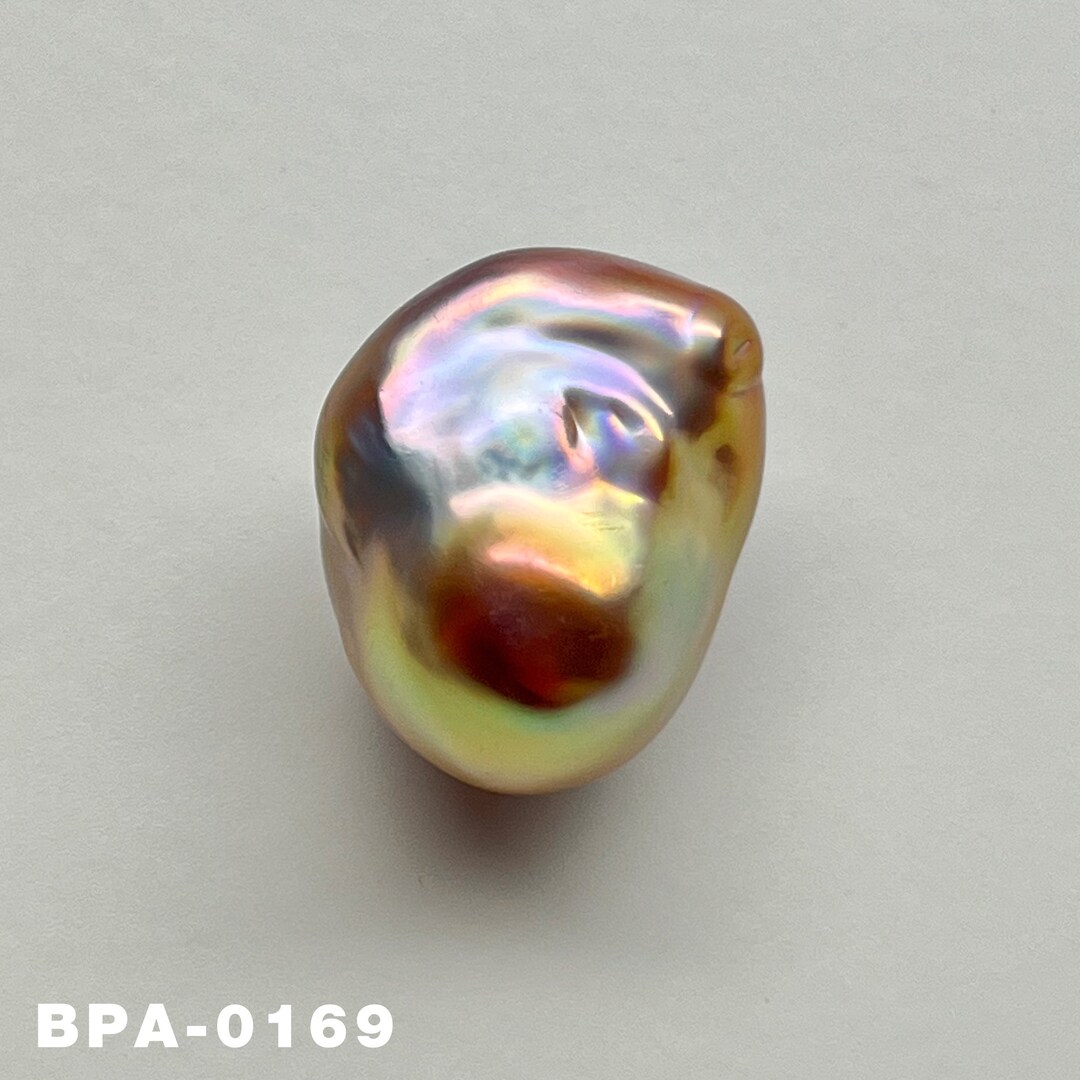 Gold & Purple Rainbow Fireball Pearl Flame Ball Natural Metallic ...