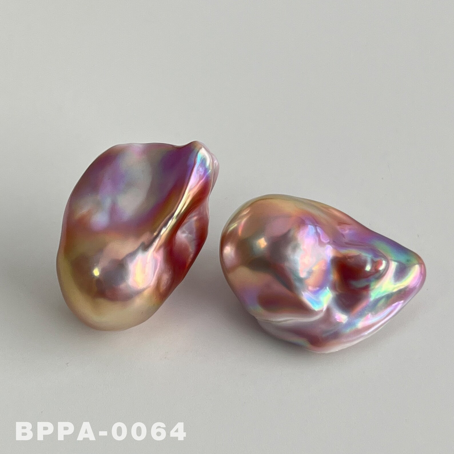 Large Size Gold and Purple Rainbow Fireball Pearls Flame Ball Natural ...