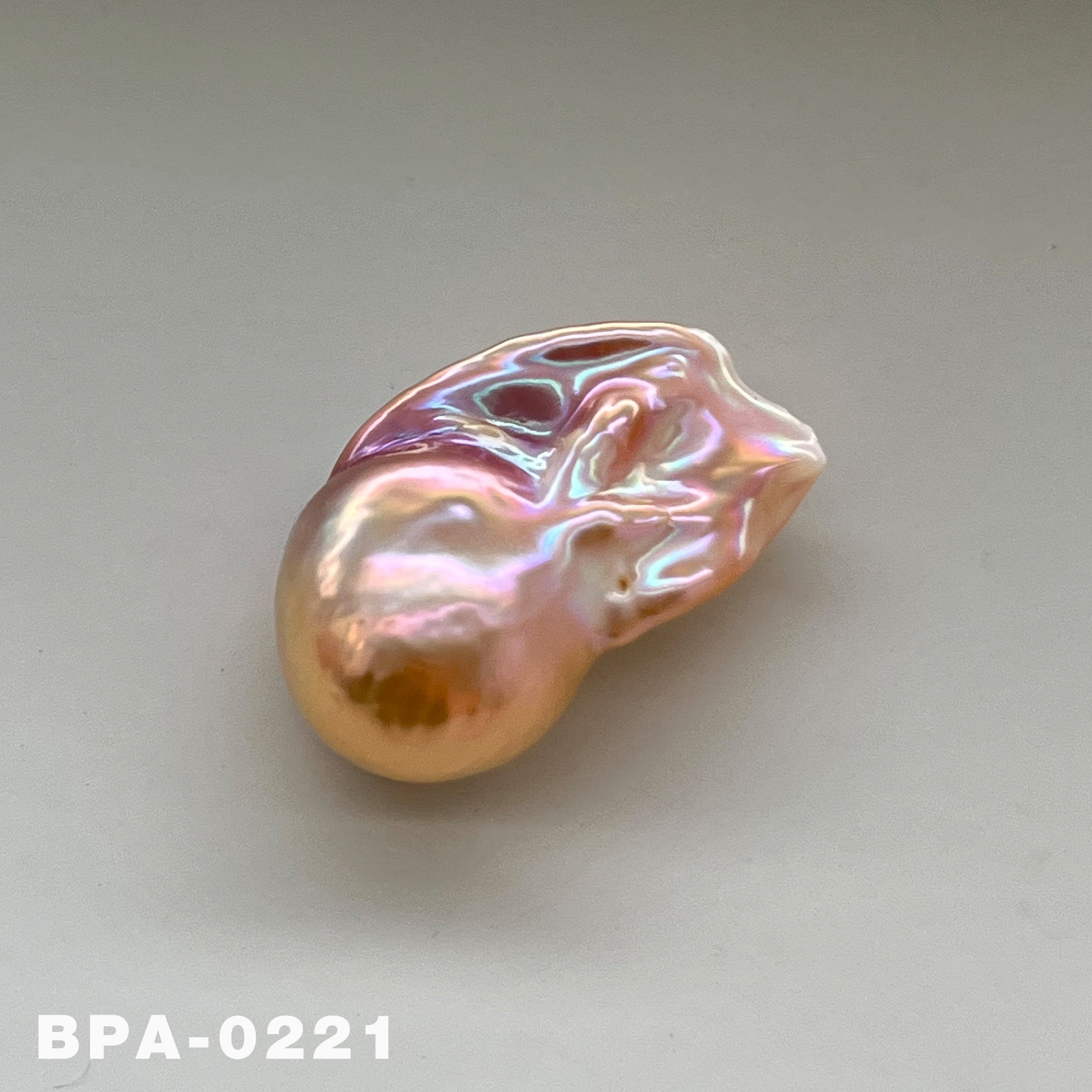 Gold & Purple Rainbow Fireball Pearl Flame Ball Natural - Etsy