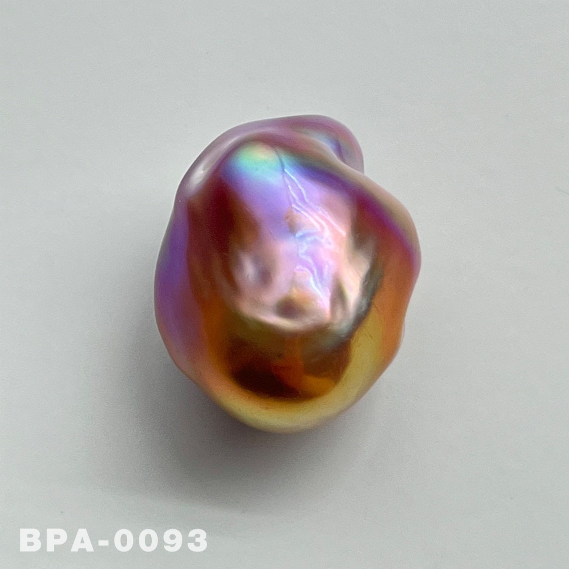 Gold & Purple Rainbow Fireball Pearl Flame Ball Natural Metallic ...