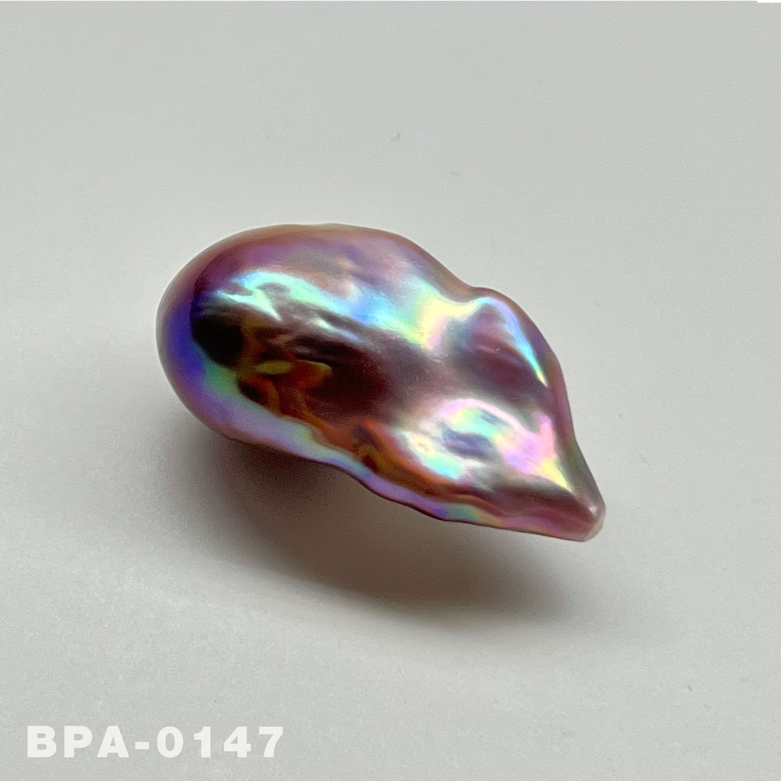 Purple & Gold Rainbow Fireball Pearl Flame Ball Natural Metallic ...