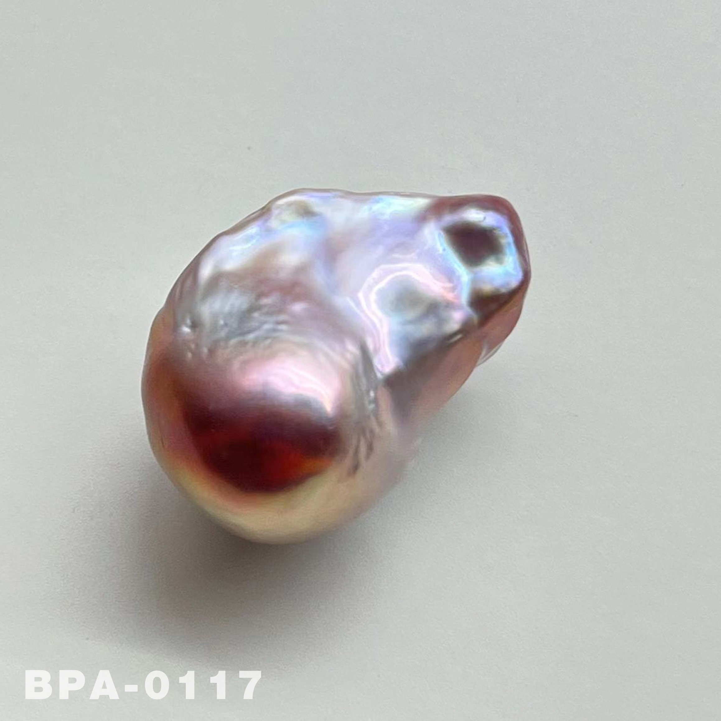 Gold & Purple Rainbow Fireball Pearl Flame Ball Natural Metallic ...