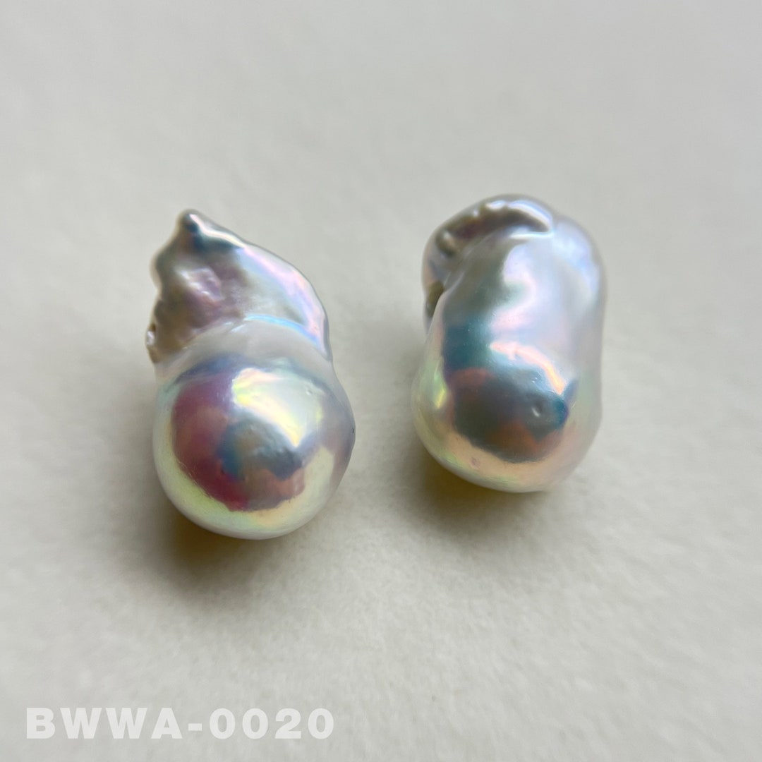 Large Size White Rainbow Fireball Pearls Flame Ball Natural - Etsy