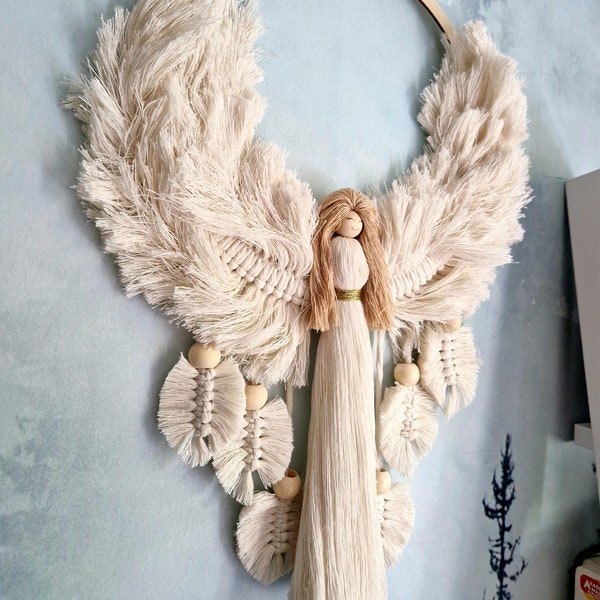 Macrame Angel - Etsy