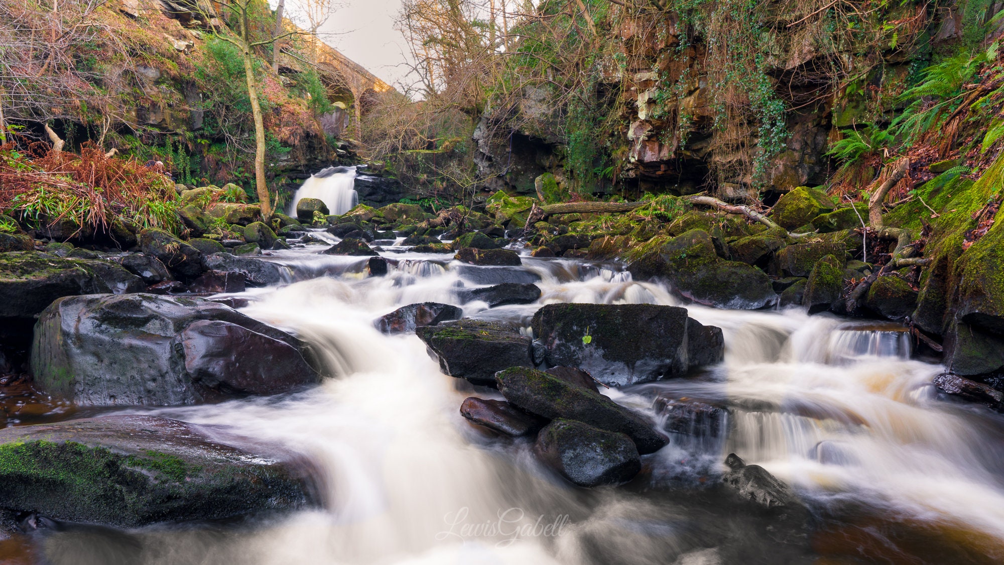 Thomason Foss Waterfall in the River Print Yorkshire - Etsy