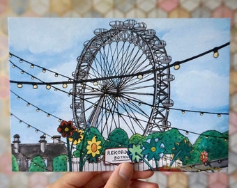 Philippines Art Print A4 Size Hand Drawn Illustration - Etsy UK