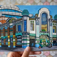 Philippines Art Print A4 Size Hand Drawn Illustration, Gouache Print, Wall Art, Painting Print ...