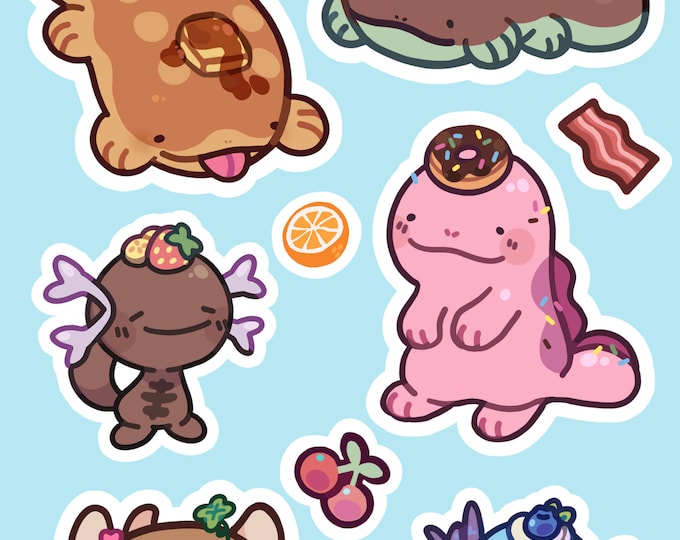 Clodsire Cafe Vinyl Waterproof Sticker Set - Etsy