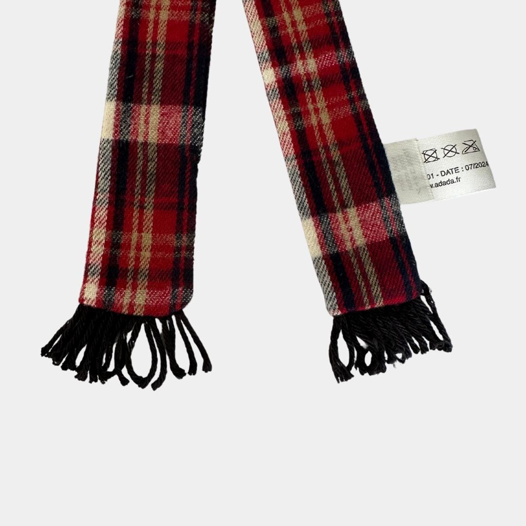 Teddy Bear Clothing, Red Scarf - Scarves for Stuffed Animals, Checkered ...