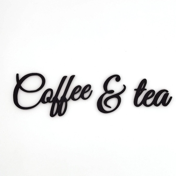 Coffee and Tea Sign - Etsy