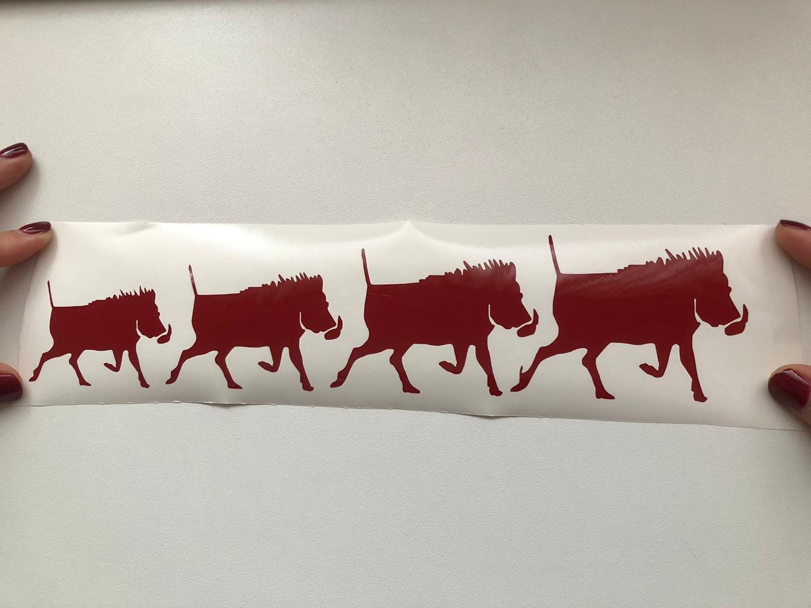 Warthog Sticker Car Van Truck Jeep Caravan 4x4 Laptop Vinyl Decal ...