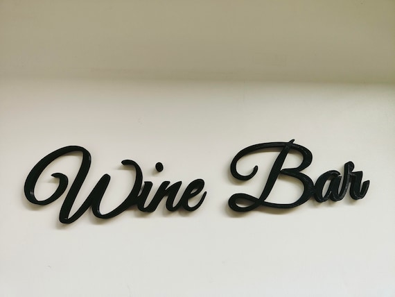 Wine Bar Sign Wall Plastic Sign Kitchen Bar Sign Sign Home - Etsy