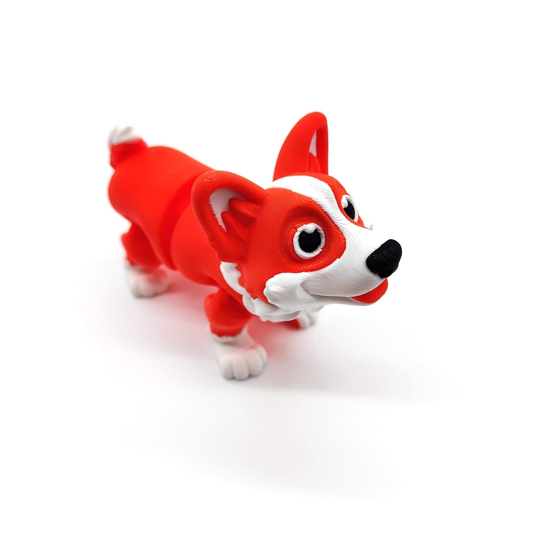 Adorable Articulated Corgi Figurine - Collectible Gift for Corgi Lovers ...