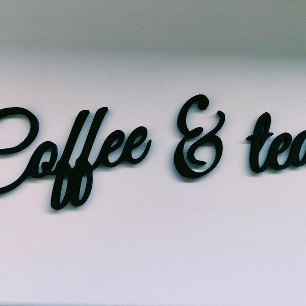 Coffee and Tea Sign - Etsy