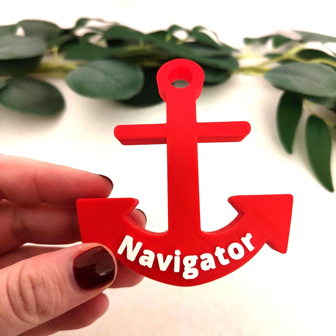 Anker Key Float, Boat Lover Gift, 3D Printed Personalized Floating ...