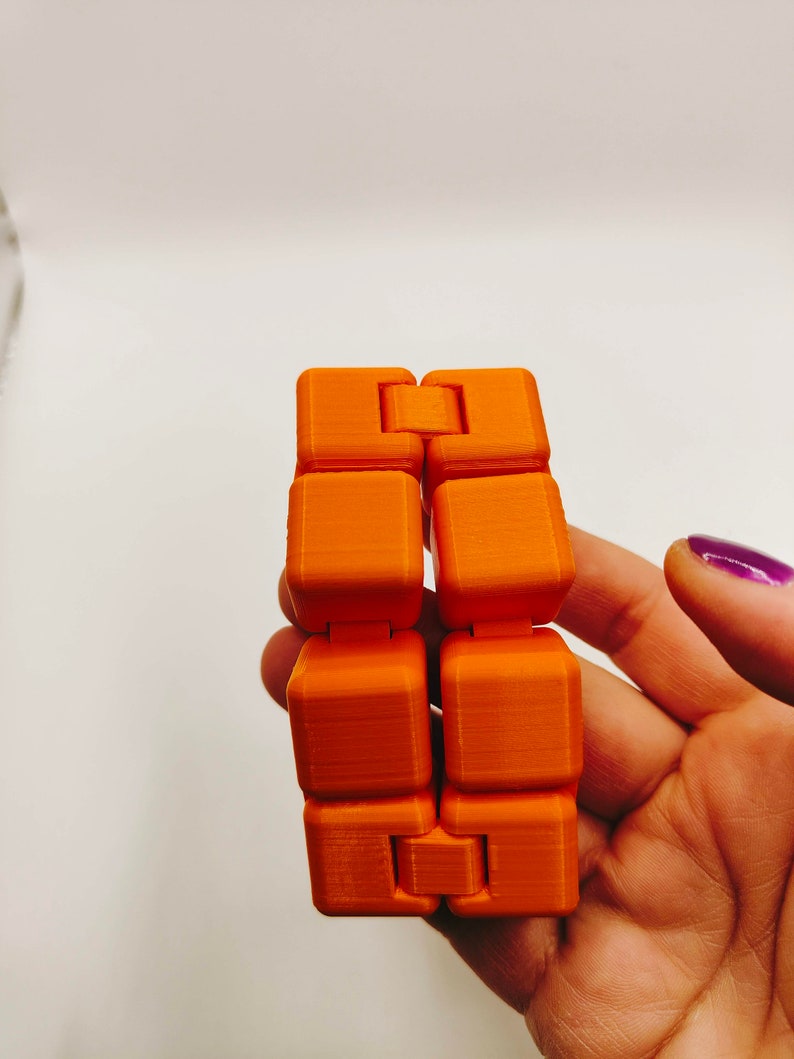 Infinity Cube Fidget Toy 3D Printed Fidget Desk Toy ADHD - Etsy