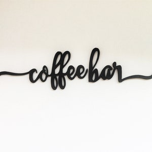 Coffee Bar Sign, Wall Plastic Sign, Coffee Sign, Gift for Coffee Lover ...