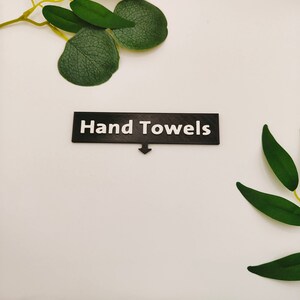 Personalized Hand Towels Sign, Bathroom Sign, Bathroom Decor, Modern ...