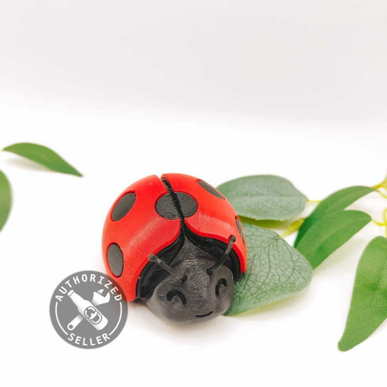 Ladybug 3D Printed Fidget Toy Desk Desk Pet Lady Beetle - Etsy