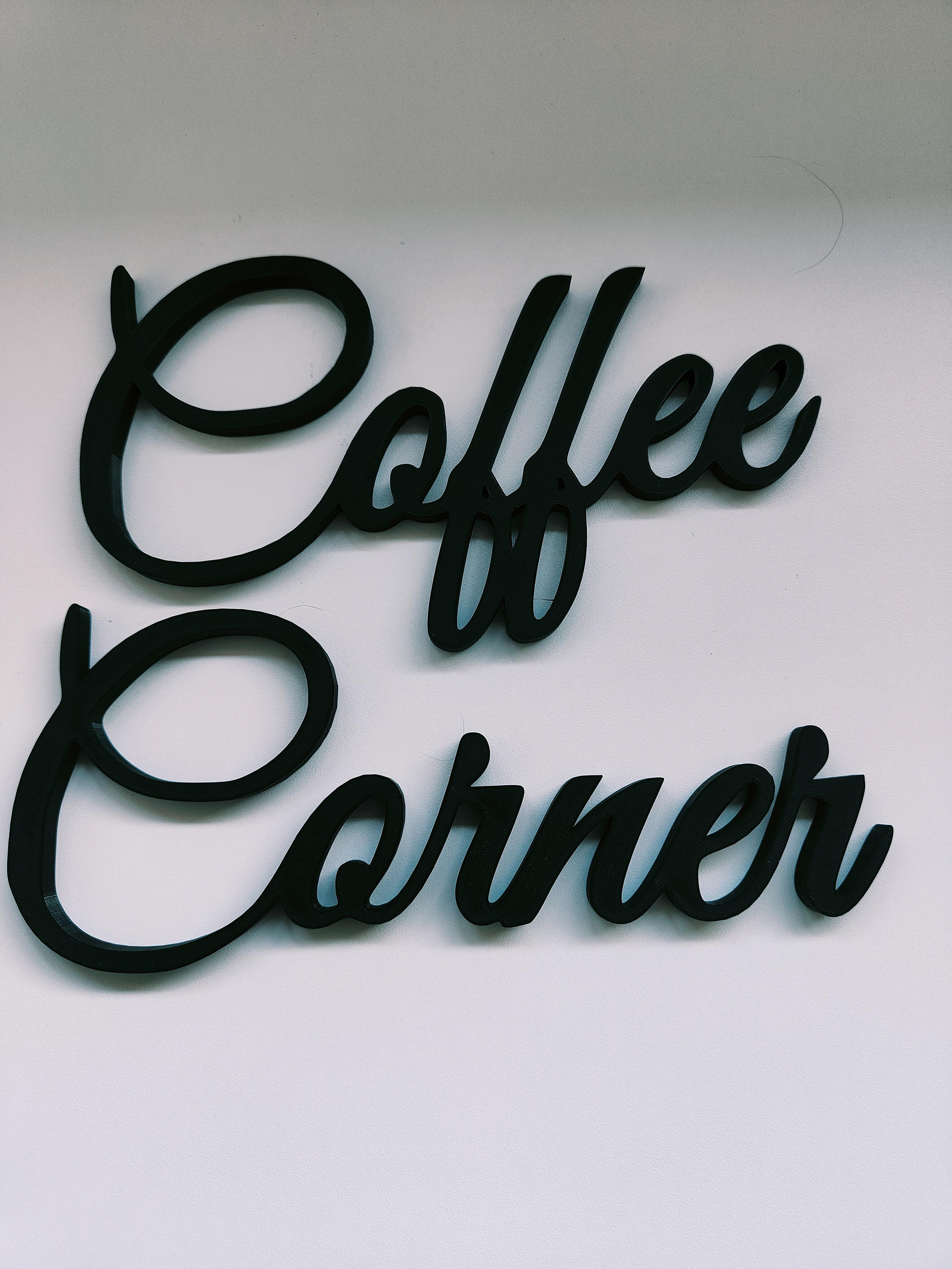 Coffee Corner Sign, Wall Plastic Sign, Coffee Sign, Gift for Coffee ...