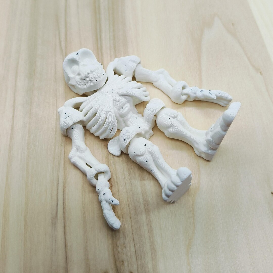 Bigfoot Skeleton Figurine – Unique Halloween Decor, Spooky Sasquatch ...