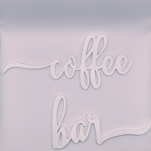 Coffee Bar Sign, Wall Plastic Sign, Coffee Sign, Gift for Coffee Lover ...