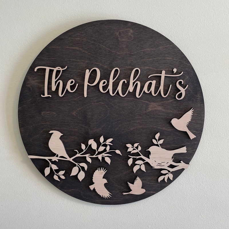 Wooden Bird Signs - Etsy