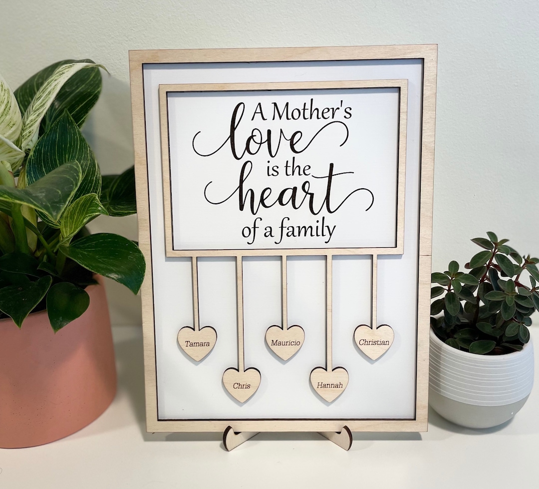Personalized Mother’s Day Gift, Family Names Grandma Gift, Mother’s ...