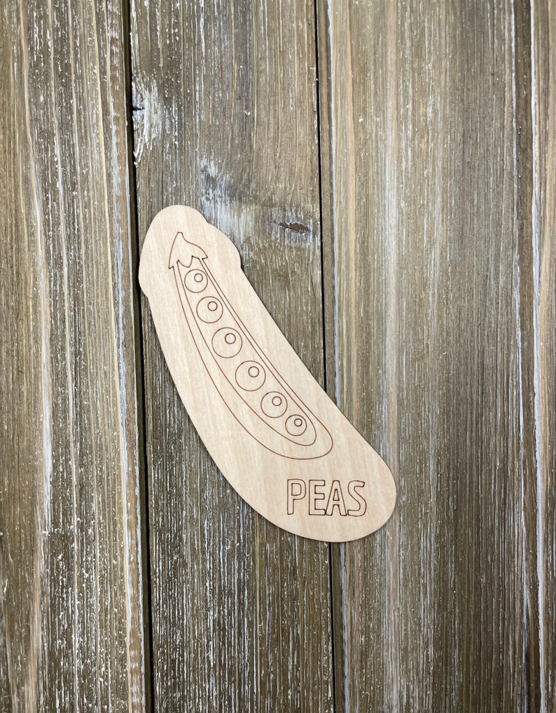 DYI Vegetable Wooden Cutouts Kids Crafting Paintable Veggies - Etsy