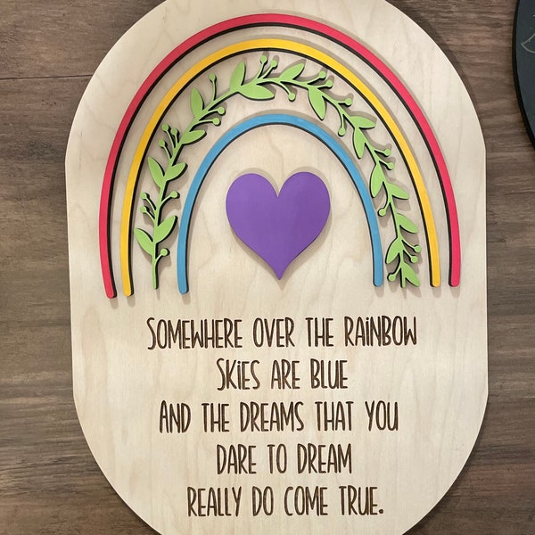 Somewhere Over the Rainbow - Etsy